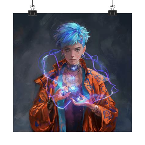 Cyberpunk Tech Wizard Full Body Super High Quality Enhanced 4k Matte