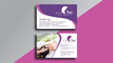 Tải File Mẫu Card Visic Spa