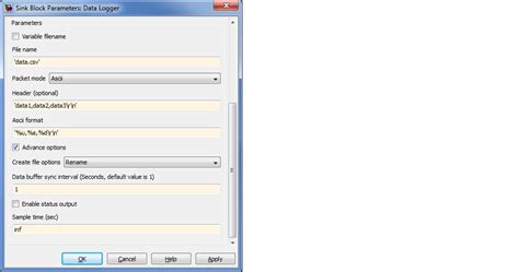 Stm32f4 Target Block References On Chip Peripherals Sdio Data Logger