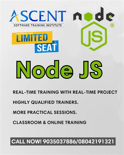 Ascent Software Training Institute On Linkedin Nodejs Webdevelopment Ascentsoftwaretraining