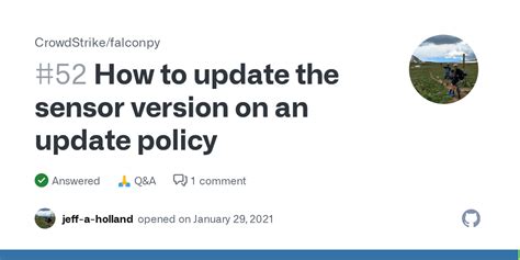 How To Update The Sensor Version On An Update Policy · Crowdstrike