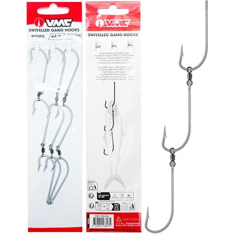 Vmc Gang Hooks With Swivel