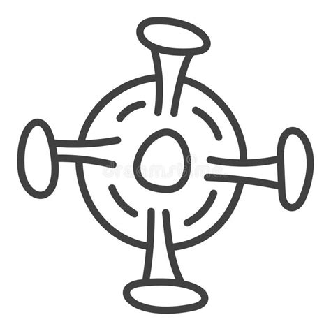 Microbe Bioengineering Vector Concept Thin Line Icon Or Sign Stock Illustration Illustration