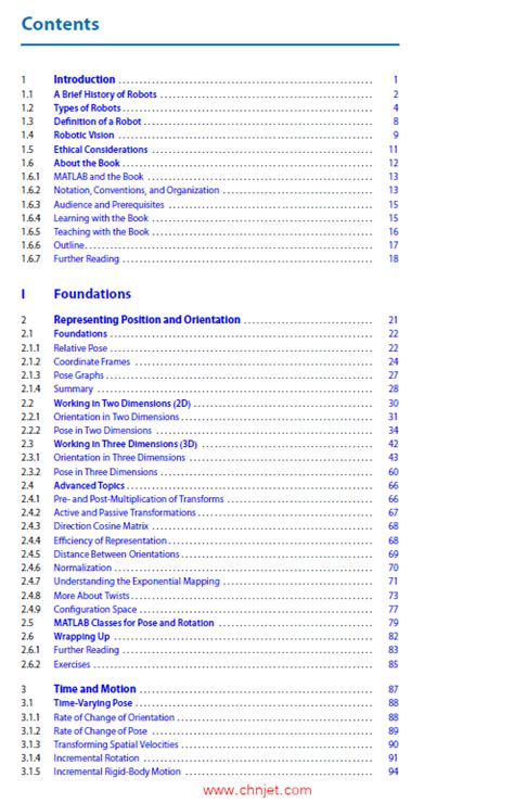 Robotics Vision and ControlFundamental Algorithms in MATLAB第三版 图书资料