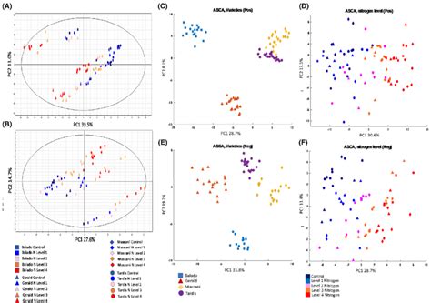 LC MS Chemometric Analyses Conventional PCA PC1 PC2 Scores Plots