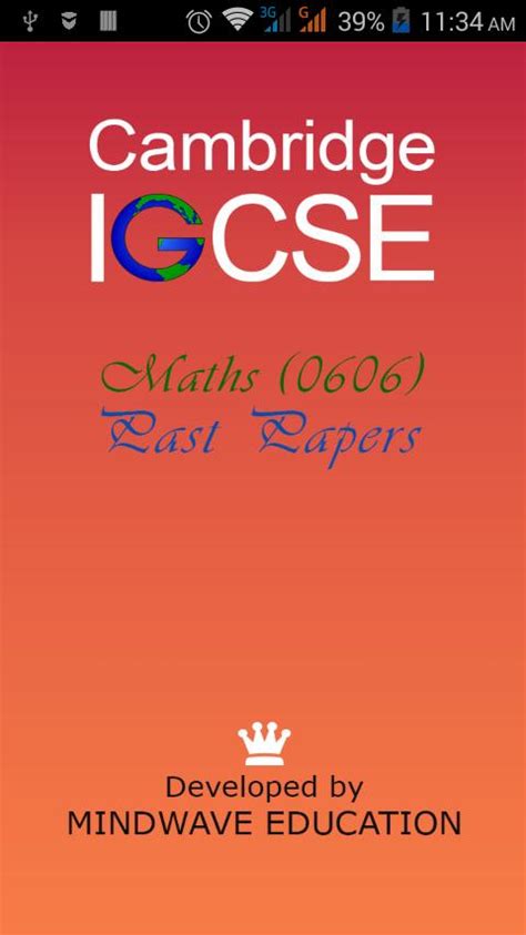Download Igcse Pastpapers Maths0606 Latest Version 10 Android Apk File