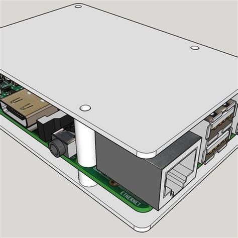 Free 3d File Boitier Minimaliste Raspberry Pi 3 Minimalistic