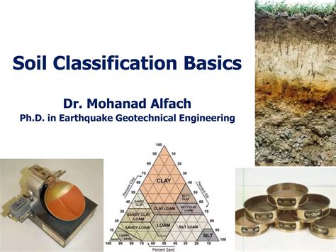 Soil Classification Basics Ppt