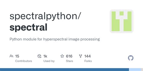 Github Spectralpythonspectral Python Module For Hyperspectral Image
