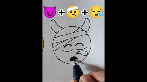 😈 🤕 😪 Emoji Mixing Creative Art Creativeart Satisfying Youtube