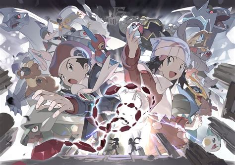 Dawn Akari Lopunny Lucas Gallade And More Pokemon And More Drawn By E Volution