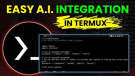Install Chatgpt In Termux By Technolex Youtube