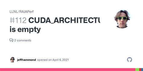 Cuda Architectures Is Empty Issue Llnl Rajaperf Github