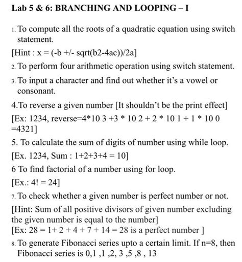 Solved Lab 5 And 6 Branching And Looping I 1 To Compute