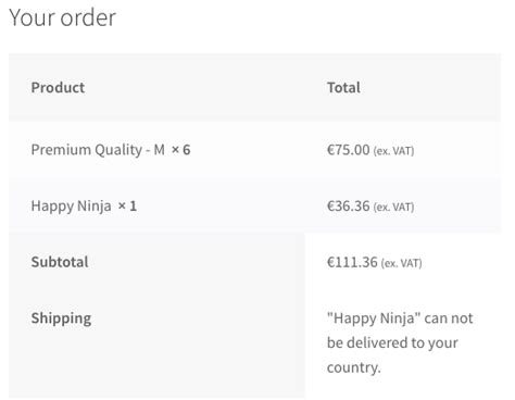 Php Set Specific Products To Be Shipped Only In Specific Countries In Woocommerce Stack Overflow