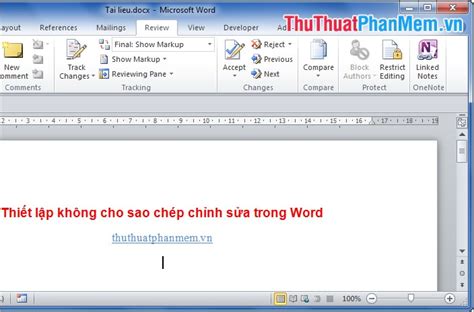 Prevent Copying And Editing In Word