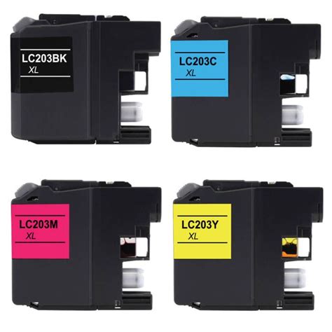Compatible Brother LC BK LC C LC M LC Y High Yield XL Printer Ink Cartridge