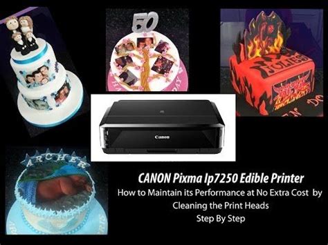 Canon Pixma Ip7250 Series How To Clean Your Edible Image Printer YouTube Edible Image