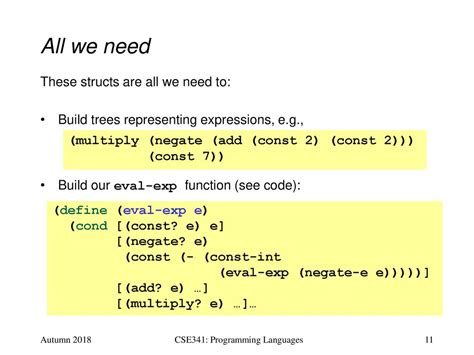 Cse341 Programming Languages Lecture 16 Datatype Style Programming