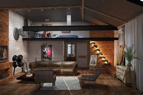 Дизайн В Стиле Лофт 170 Фото Гостиной Кухни Спальни Прихожей Home House Apartment