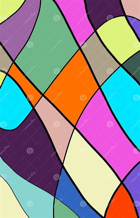 Abstract Colorful Polygon Texture Background Full Color Wallpaper