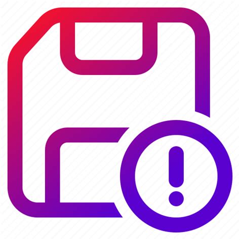Save Warning File Flash Disk Floppy Icon Download On Iconfinder