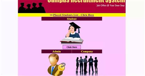campus recruitment system project asp project final year projects jgun technologies
