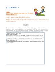 LAB 3 Docx EXPERIMENT 9 CHAPTER 8 ROTATIONAL MOTION DEMONSTRATION TORQUE TITLE TORQUE