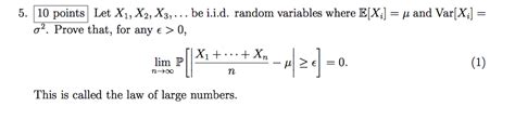 Solved Let X 1 X 2 X 3 Be I I D Random Variables Chegg Com