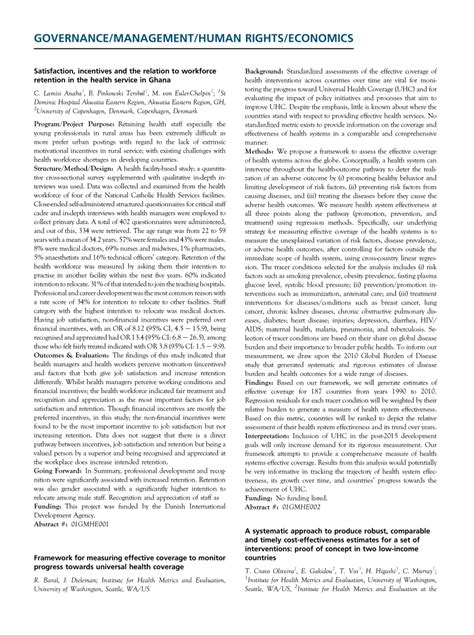 Pdf Framework For Measuring Effective Coverage To Monitor Progress