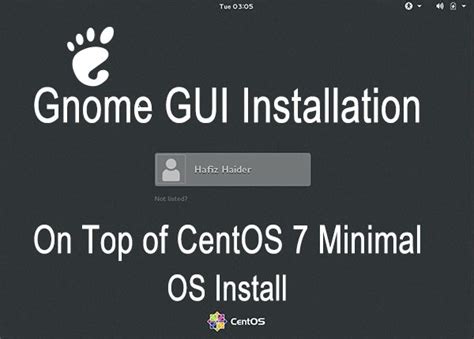 How To Install Graphical User Interface Gui On Top Of Centos 7 Minimal
