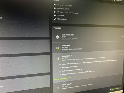 Geforce Experience Features Not Ready In Game Overlay Anyone Has A Solution R