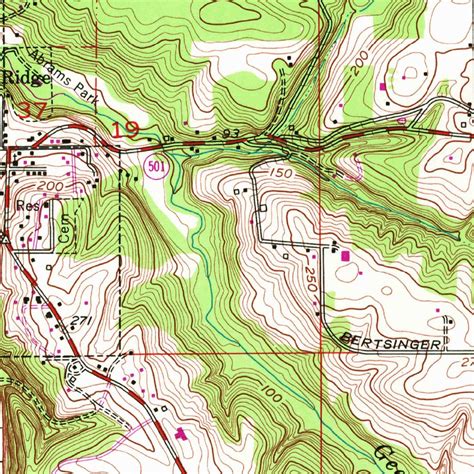 Ridgefield Wa 1954 24000 Scale Map By United States Geological