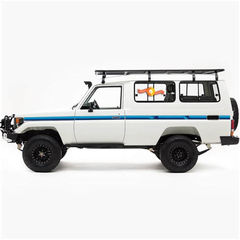 Toyota Landcruiser Troopy 4x4 Dark Blue Land Cruiser Doors Retro Old