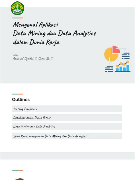 Unri Mengenal Aplikasi Data Mining Dalam Dunia Kerja Pdf Analytics