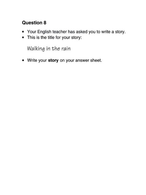 Writing A Story Asignment 1 Pdf Writing A Story Asignment 1 Pdf