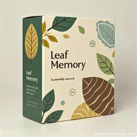 Sustainable Packaging For Leaf Memory Stable Diffusion Online