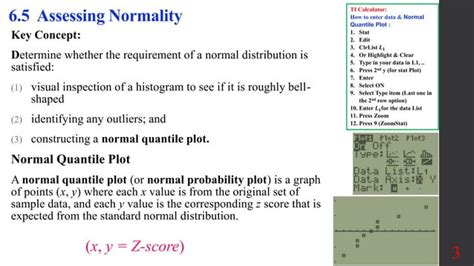 Assessing Normality Pptx Geography Science