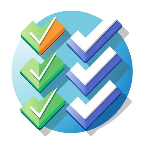 Checkmark Icon Checkmark Vector Set Checked Check Box Sign Approved Symbol Illustration