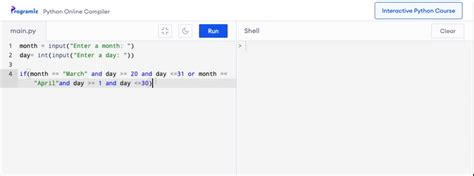 3 12 LAB Seasons Write A Program That Takes A Date As Input And