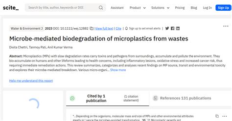 Microbe‐mediated Biodegradation Of Microplastics From Wastes Scite