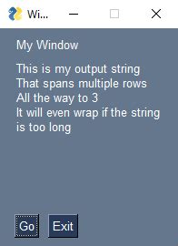 Python Dynamically Change Row Size Pysimplegui Stack Overflow