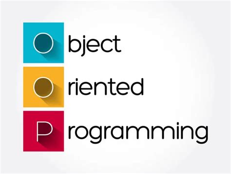 Oop Object Oriented Programming Acronym Technology Concept Background Stock Vector By ©dizanna