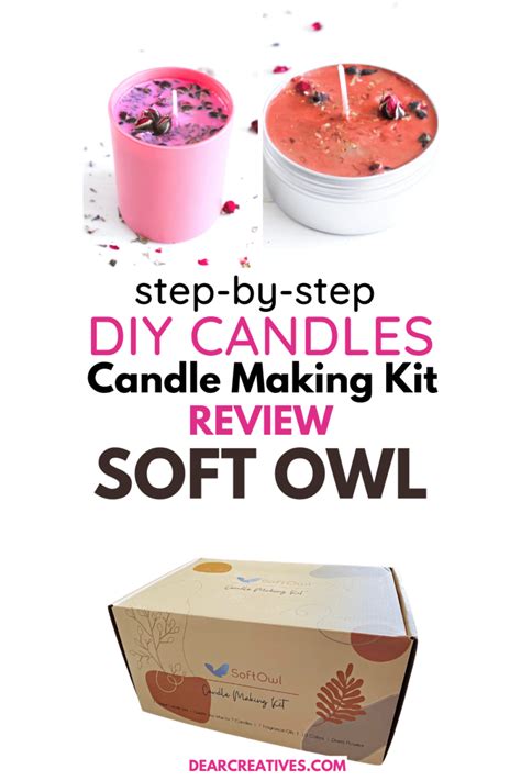 Diy Candle Making Diy Candle Making Kit Dear Creatives