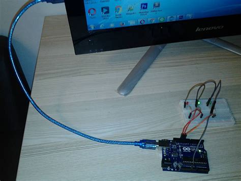 การต่อวงจร Led ไฟกระพริบ Arduino No5