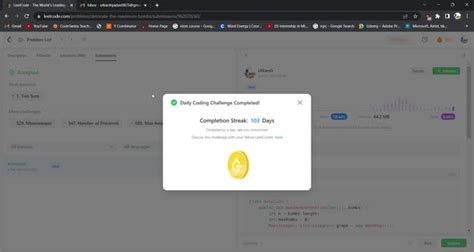 Utkarsh Yadav On Linkedin Leetcode Coding Programming 100daysofcode Challenge Achievement