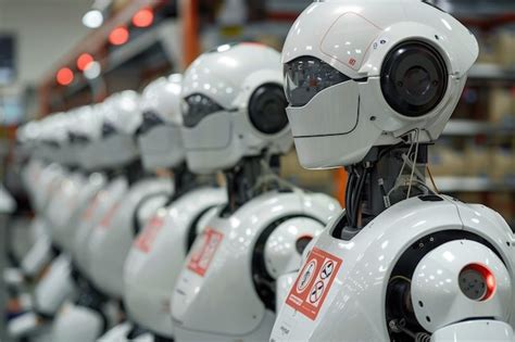 Premium Photo Robotics In Warehouses Revolutionize Manufacturing With Automation And Precision