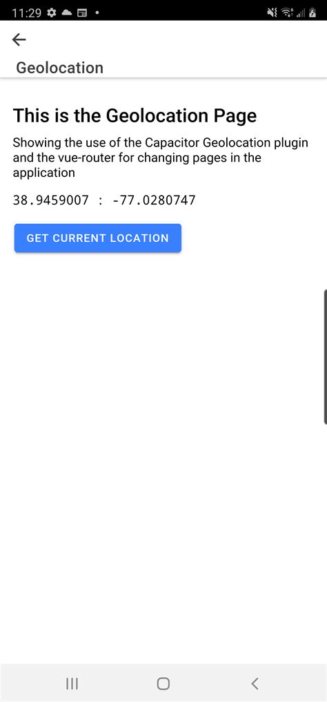 Vuejs Ionic Capacitor Sample Application Vue3 Ionic Beta