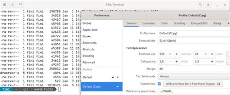 Jetbrains Mono Regular Nerd Font Complete Mono Ttf Is Not Monospaced · Ryanoasis Nerd Fonts