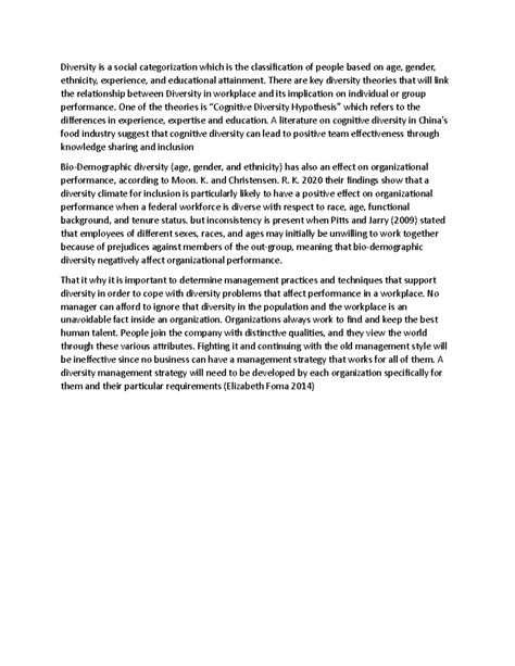 Theoretical Framework Sample Diversity Is A Social Categorization